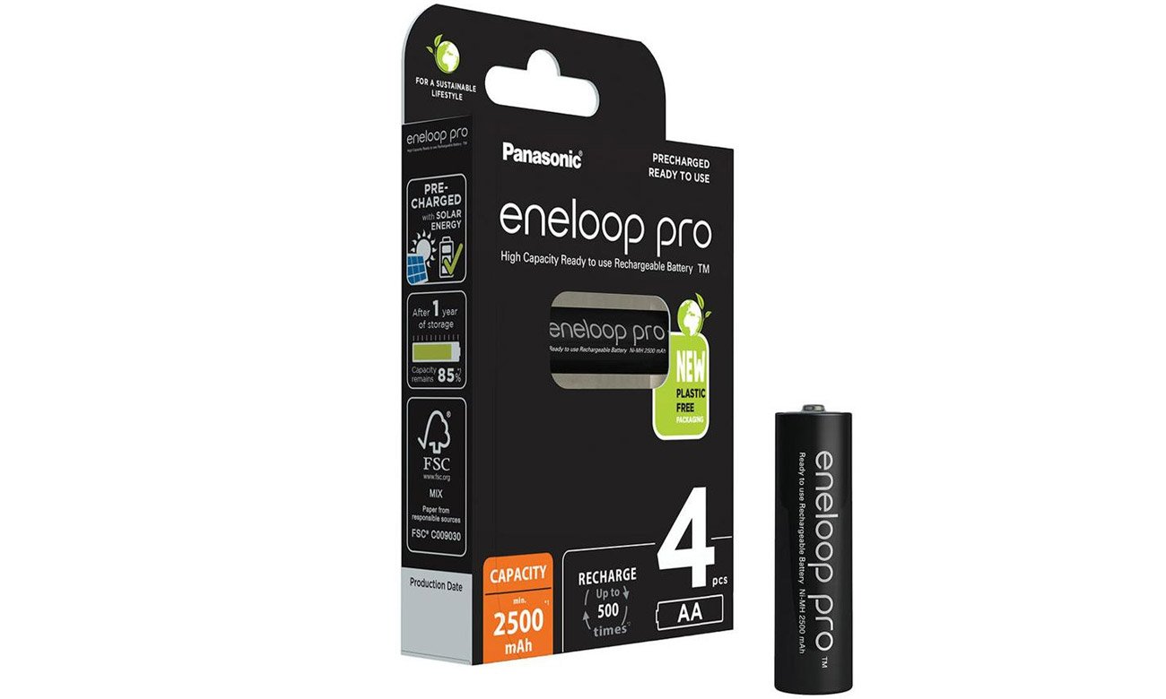 Panasonic Eneloop Pro Aa 2500mah 4 Szt Baterie I Akumulatorki Sklep